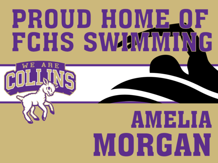FCHS Swimming Proud Yard Sign | MNCPrint.com